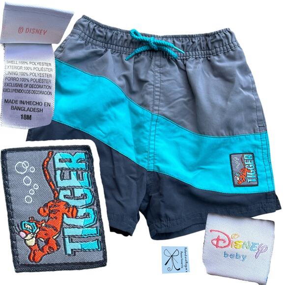 Disney | Swim | Disney Baby Winnie The Pooh Tigger Swim Shorts Baby Sz ...